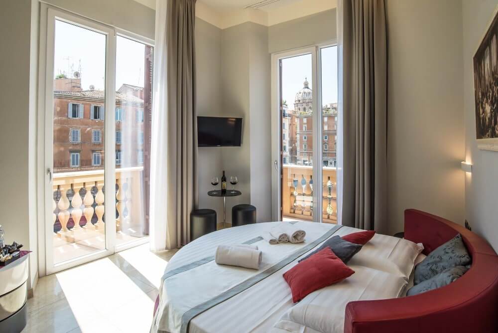 Superior Double with Balcony - Pantheon Caesar Relais - Rome